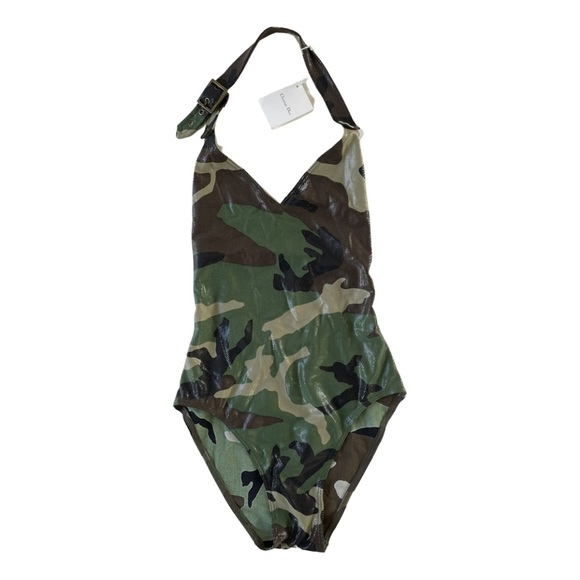 Dior | Swim | Auth Vtg Dior Camo One Piece Swimsuit W Original Tags ...